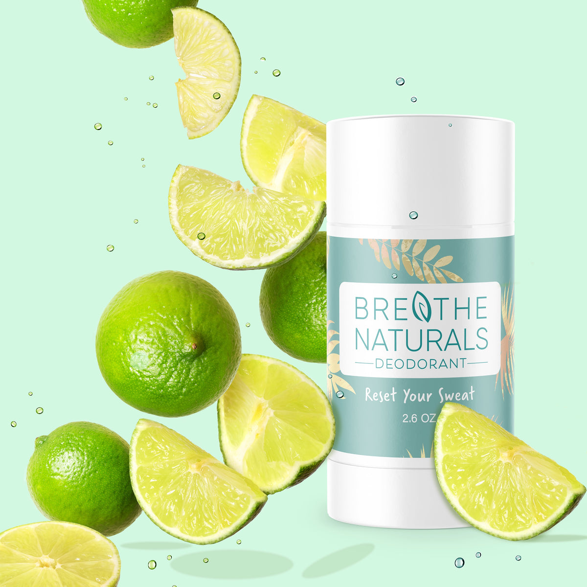 Bergamot Lime Deodorant – Breathe Naturals Deodorant